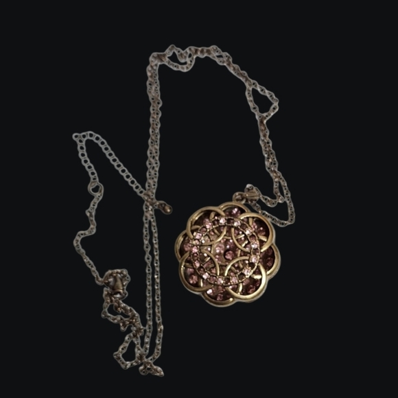 Fashion Jewelry | Jewelry | Vintage Antique Gold Caged Round Mandela ...